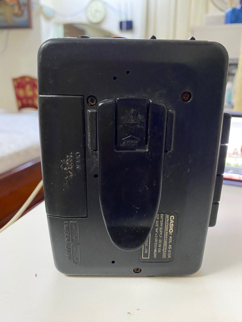 Cassette Player Vintage Casio AS-215R Vintage Portable Audio Radio AM ...