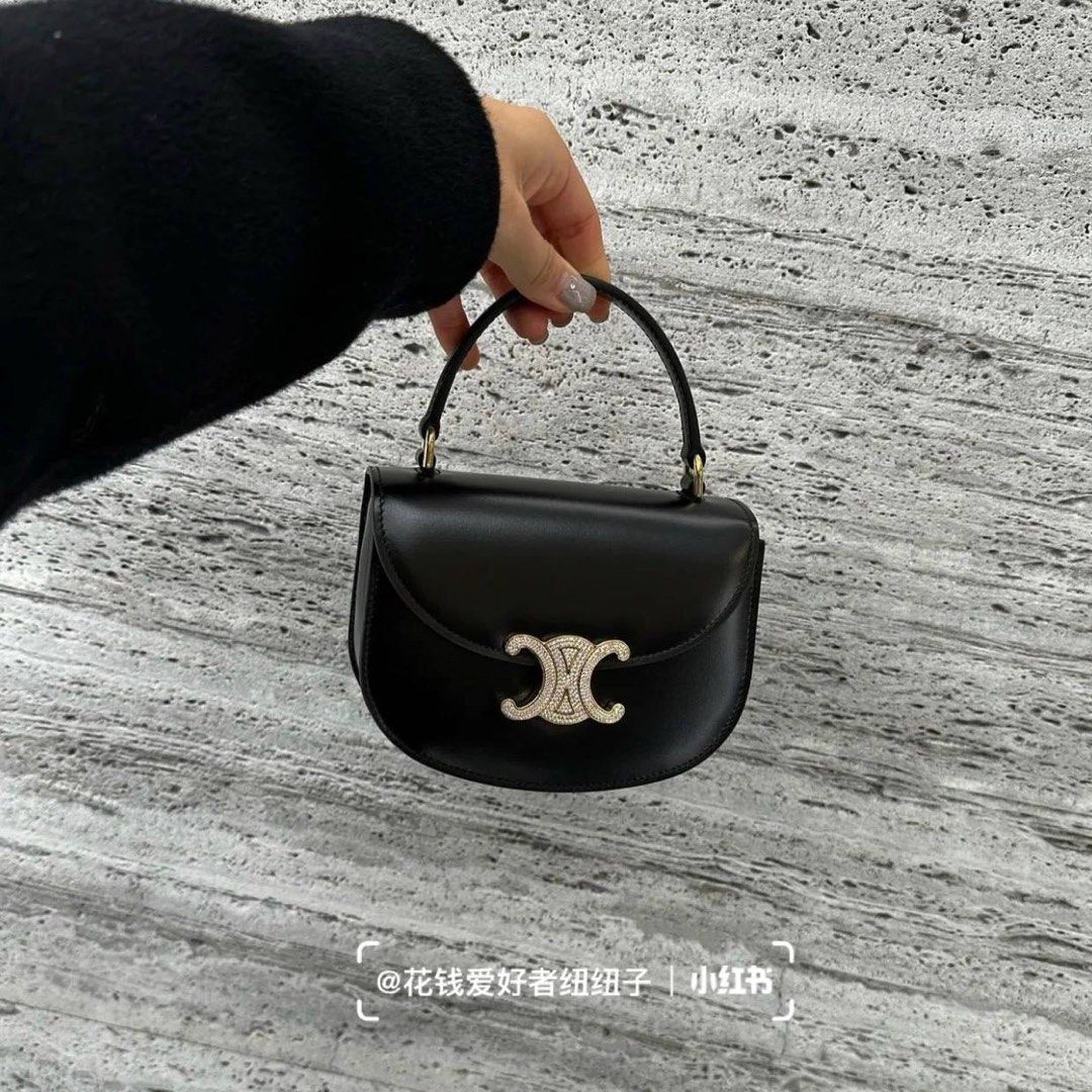 Celine Mini Besace Triomphe, Luxury, Bags & Wallets on Carousell
