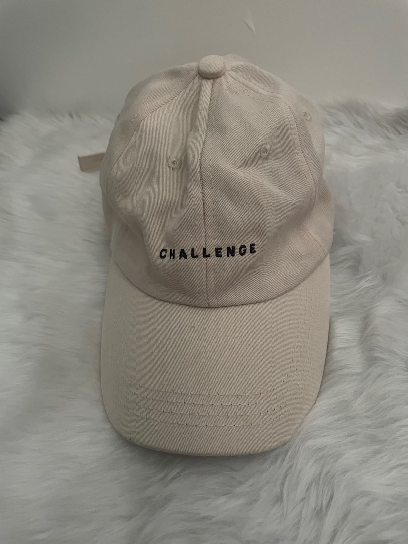Beige Challenge Cap, Men's Fashion, Watches & Accessories, Caps & Hats ...