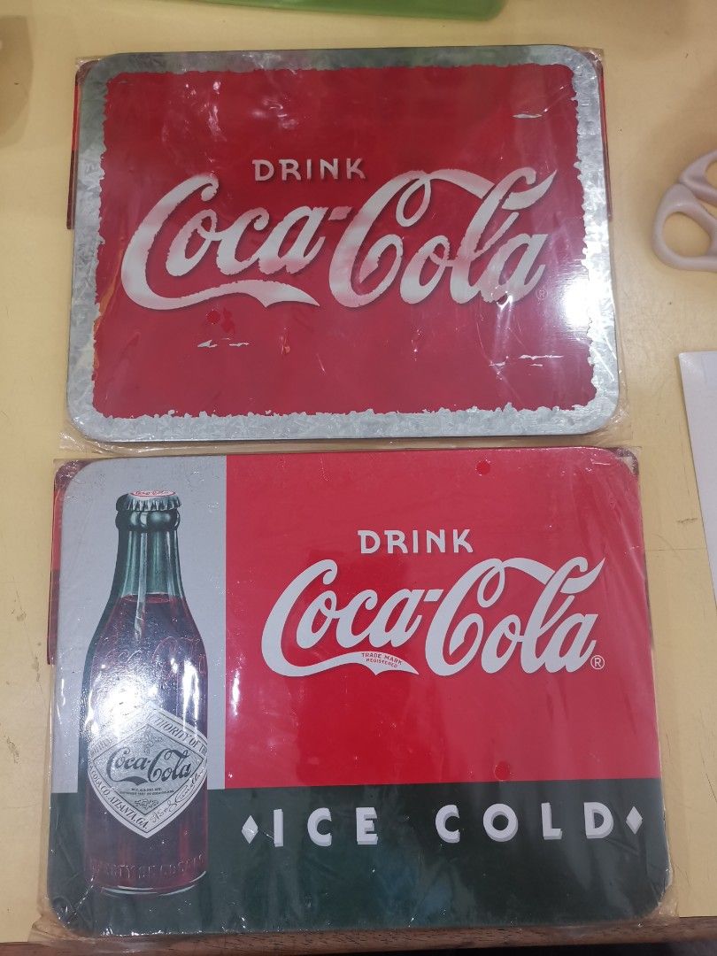 Coca-Cola Collection Souvenir Gift Wall Display Board Wall Decor Home ...