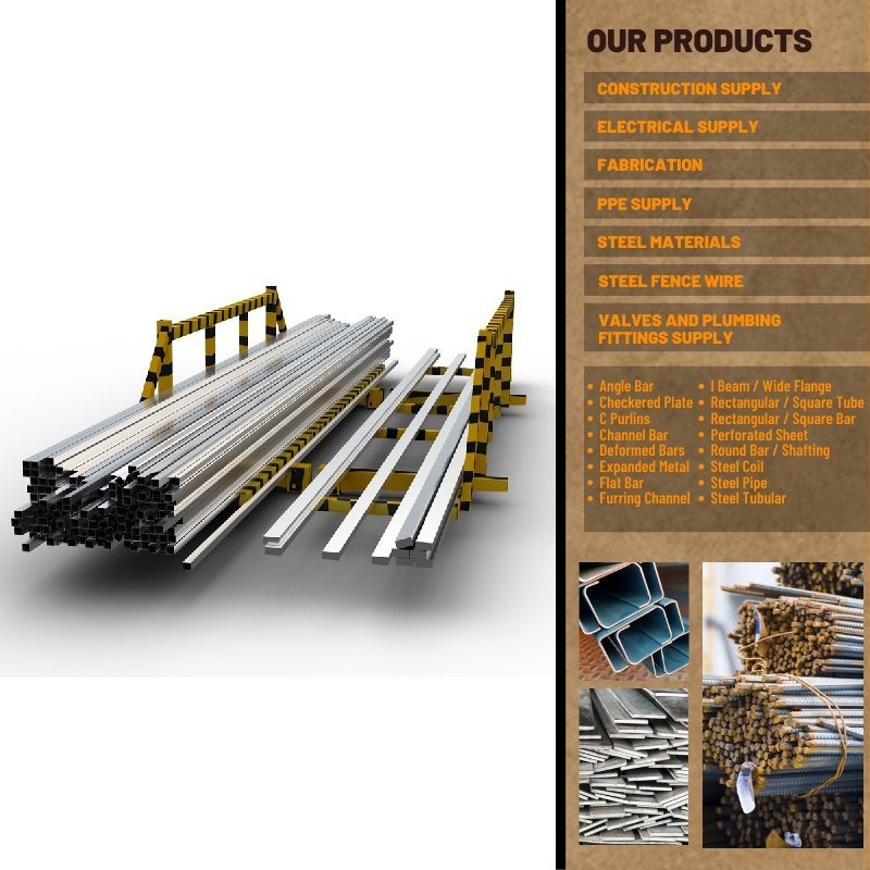 Construction Flat Bar / Steel Bar / Tubular / Square Tube, Commercial ...