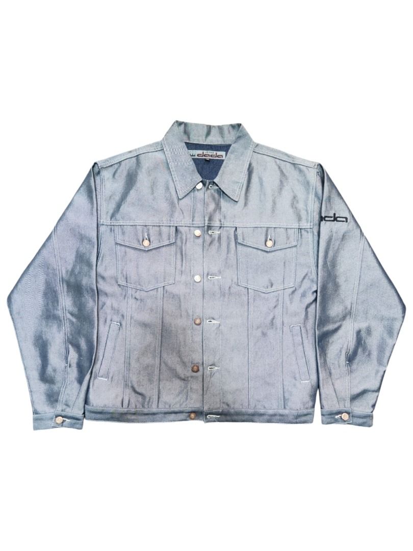 Dada Supreme Shiny Denim Jacket, Men's Fashion, Coats, Jackets and ...