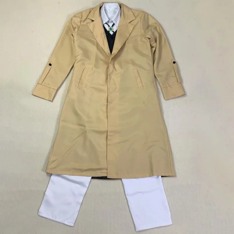 Dazai Cosplay Costume Detective Dazai Osamu Outfits include Trench Coat ...