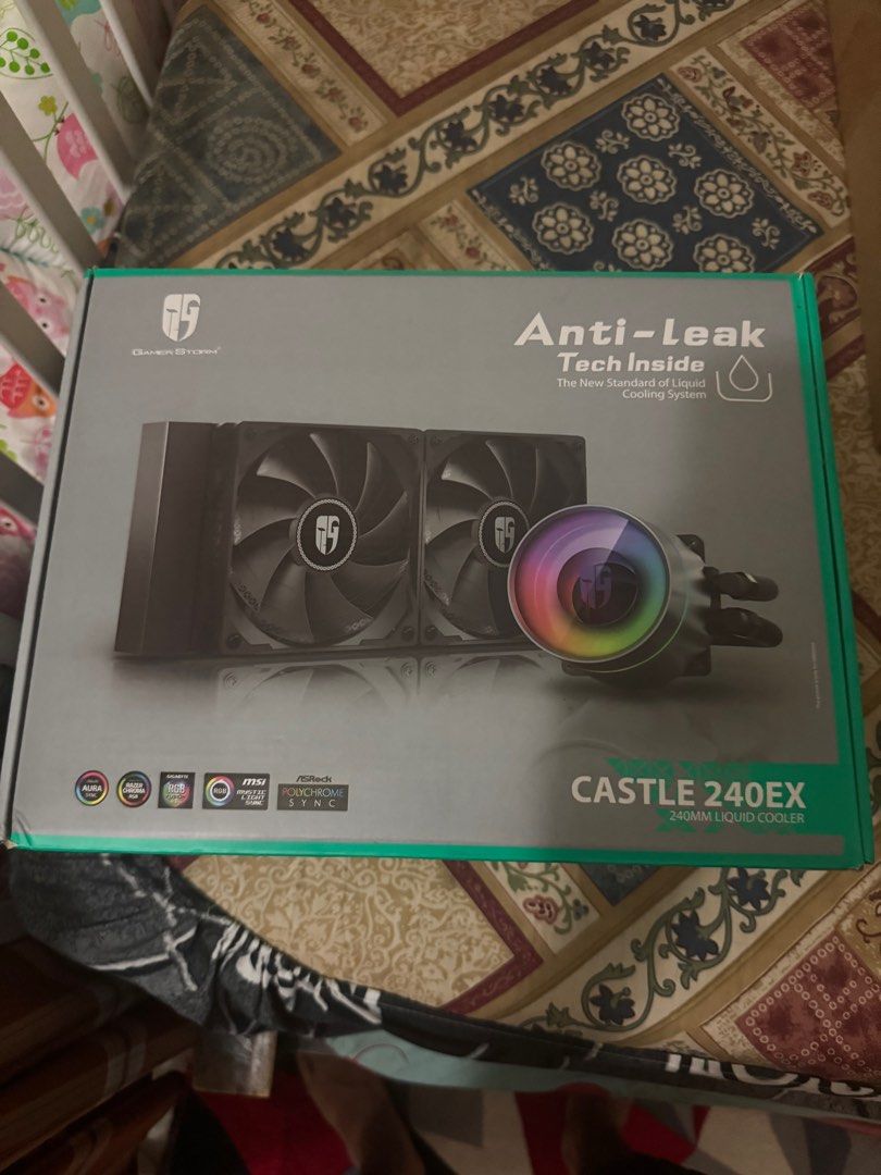 DEEPCOOL CASTLE 240EX RGB AIO CPU LIQUID COOLER ( DP-GS-H12-CSL240EX ...