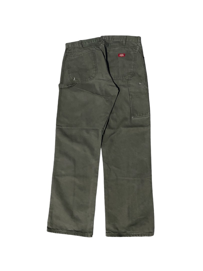 DICKIES CARPENTER MOSS GREEN, Men's Fashion, Bottoms, Jeans on Carousell