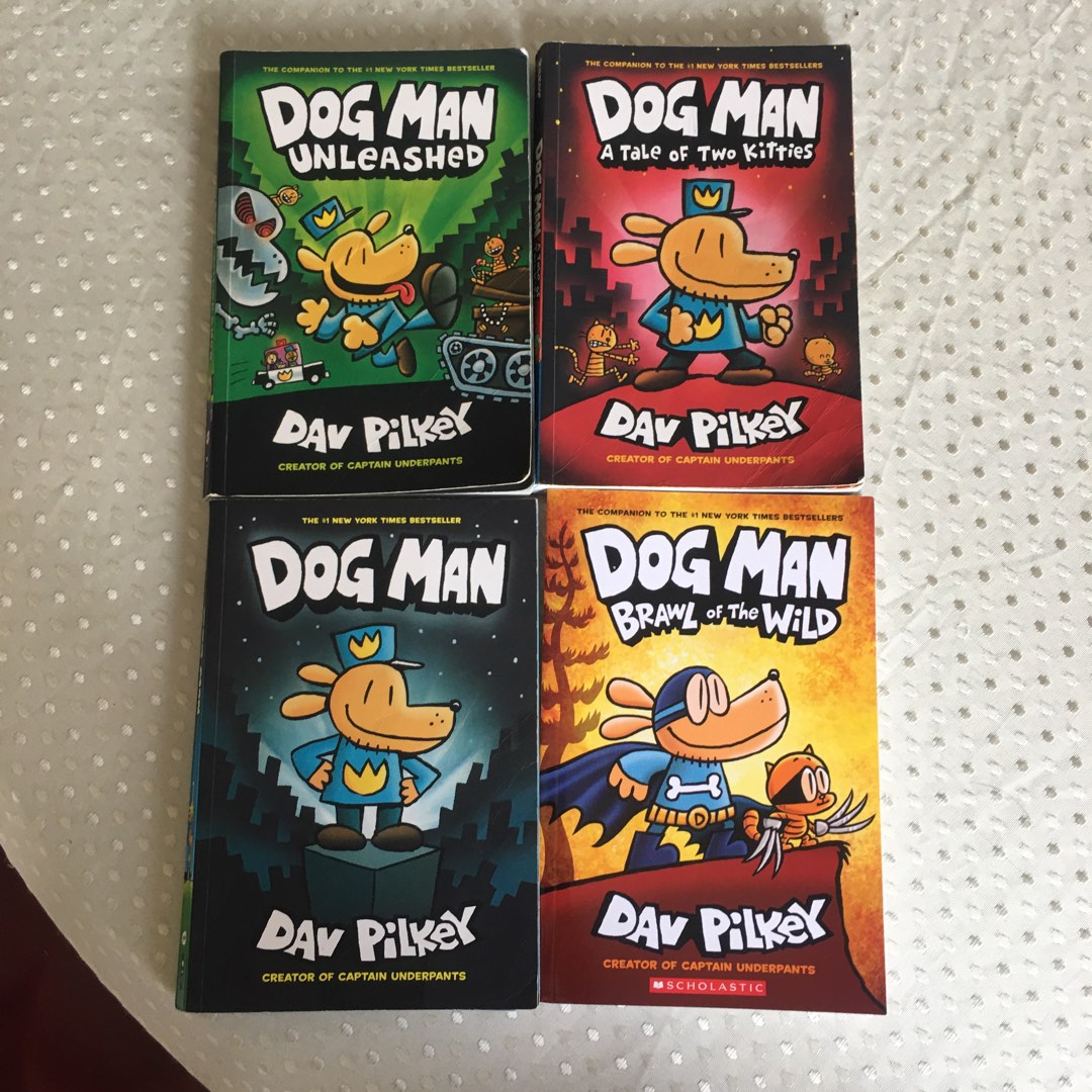 Dogman Dog man Comic Children's Book Captain Underpants Diary of Wimpy ...