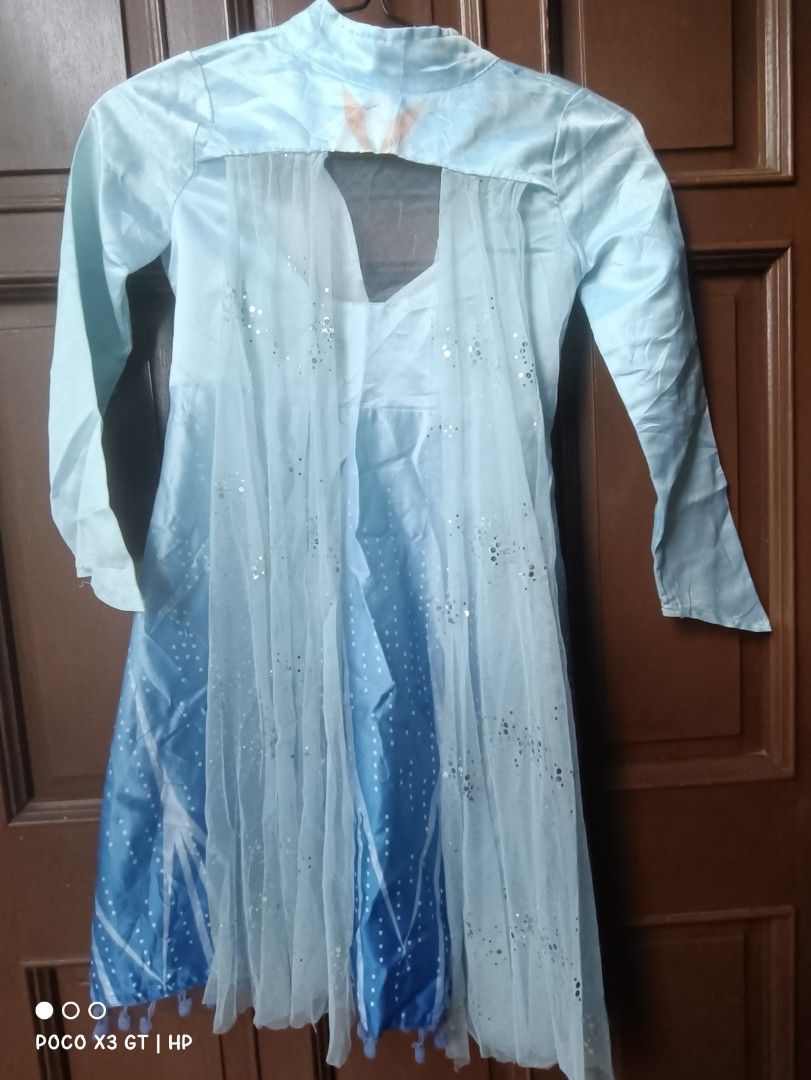 Elsa Coat Frozen Costume, Babies & Kids, Babies & Kids Fashion on Carousell
