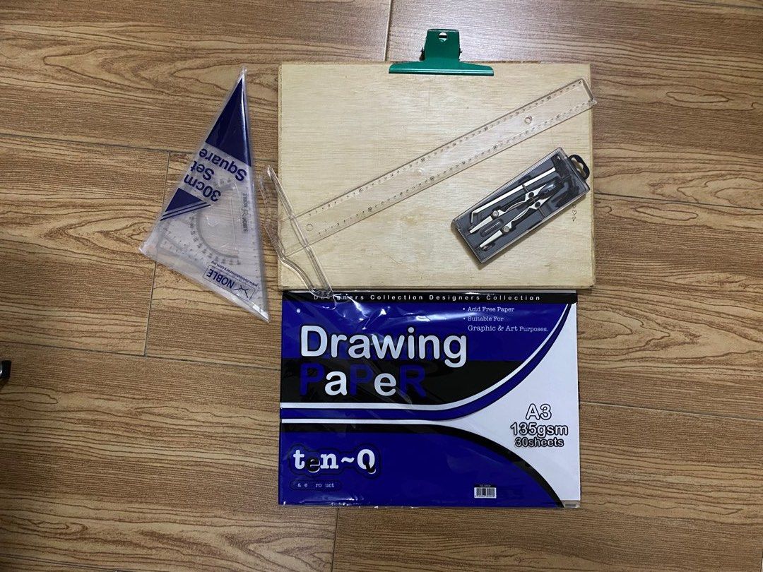 Engineering Drawing Kit (READ DESC), Hobbies & Toys, Stationery & Craft ...