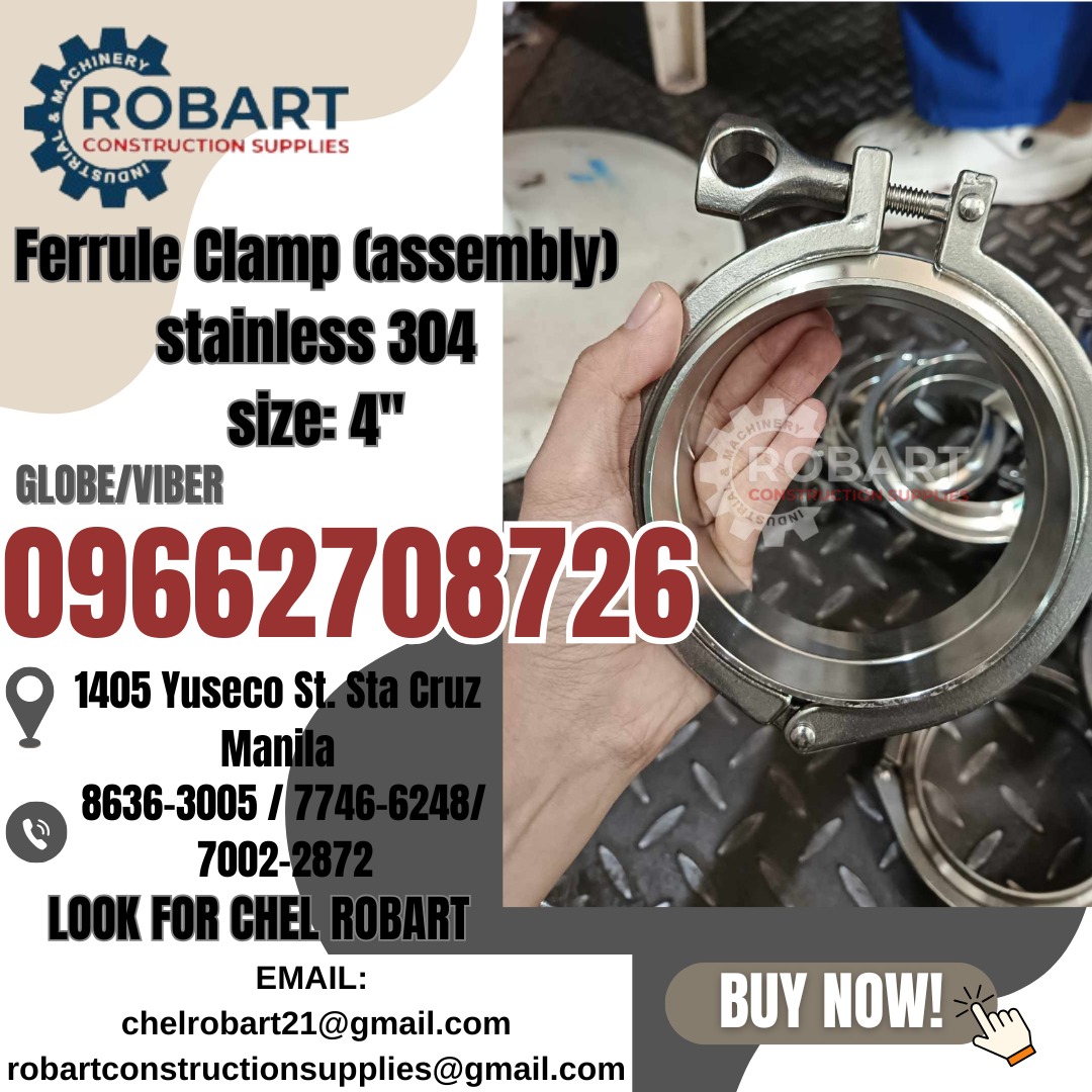 FERRULE CLAMP (ASSEMBLY) STAINLESS 304, Commercial & Industrial ...