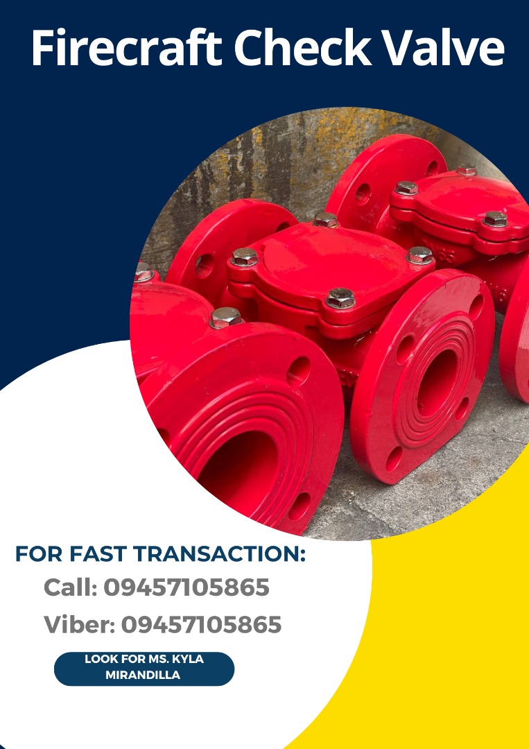 FIRE CHECK VALVE, Commercial & Industrial, Construction Tools ...