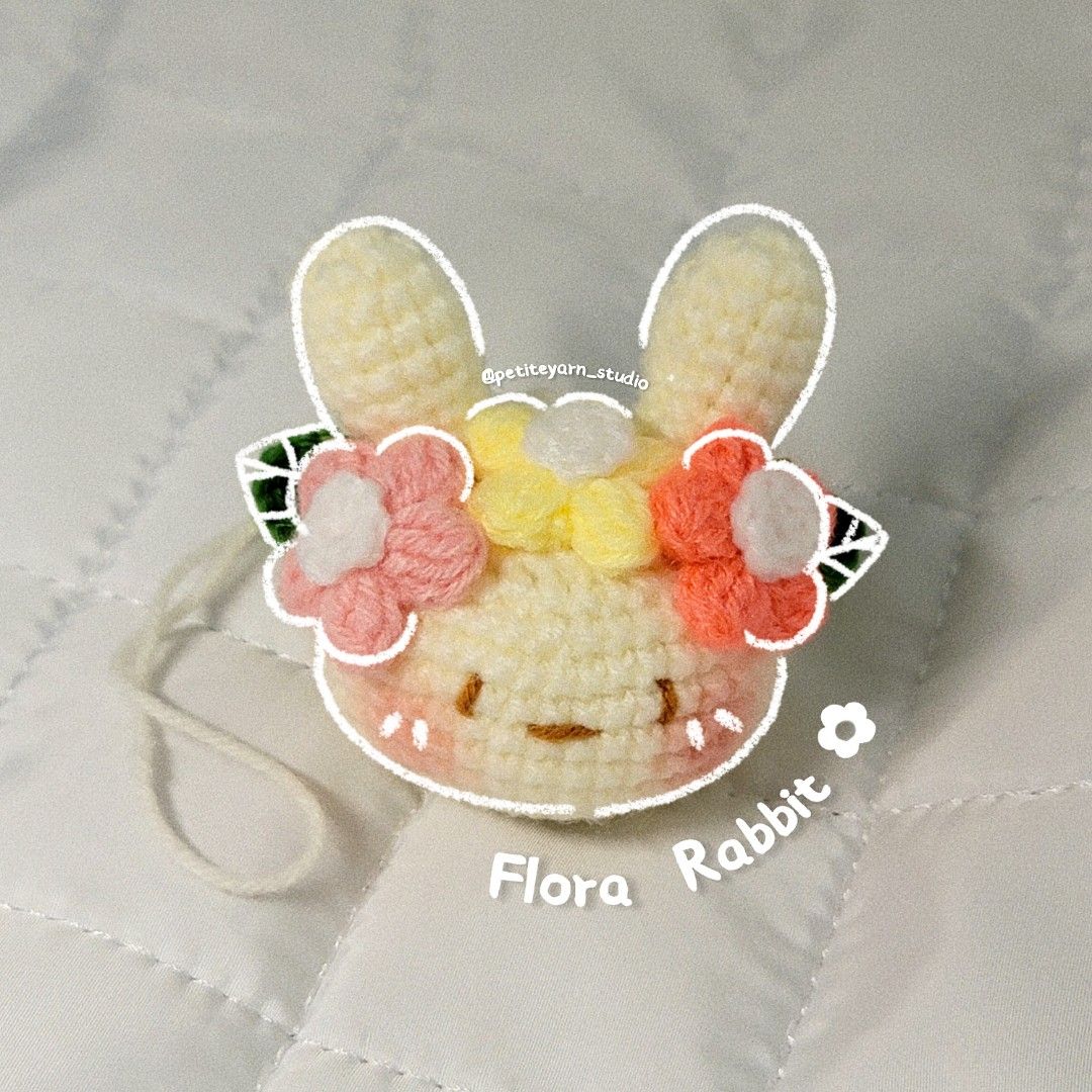 Flora Rabbit custom crochet, Hobbies & Toys, Stationery & Craft ...