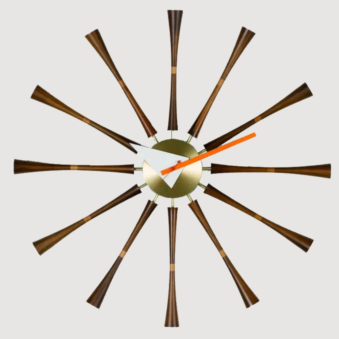 george nelson spindle clock, Furniture & Home Living, Home Decor ...