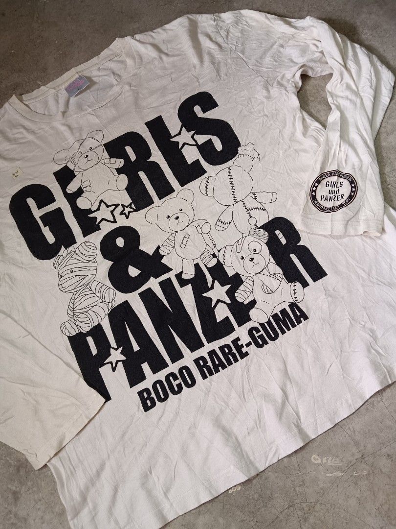 Girls Und Panzer anime t-shirt, Men's Fashion, Tops & Sets, Tshirts ...