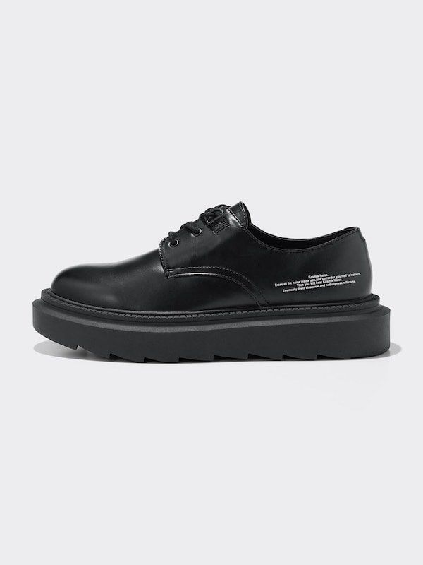 GU x UNDERCOVER JAPAN PLAIN TOE SHOES KASUT, Men's Fashion, Footwear ...