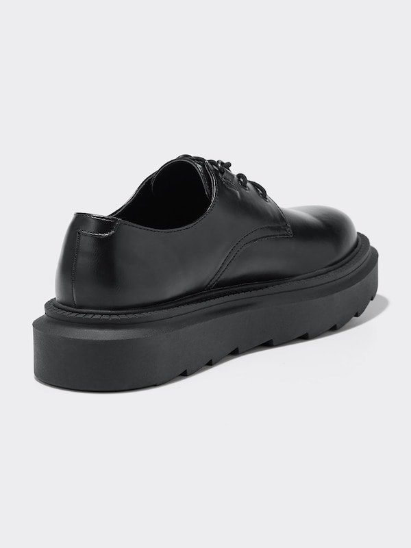 GU x UNDERCOVER JAPAN PLAIN TOE SHOES KASUT, Men's Fashion, Footwear ...