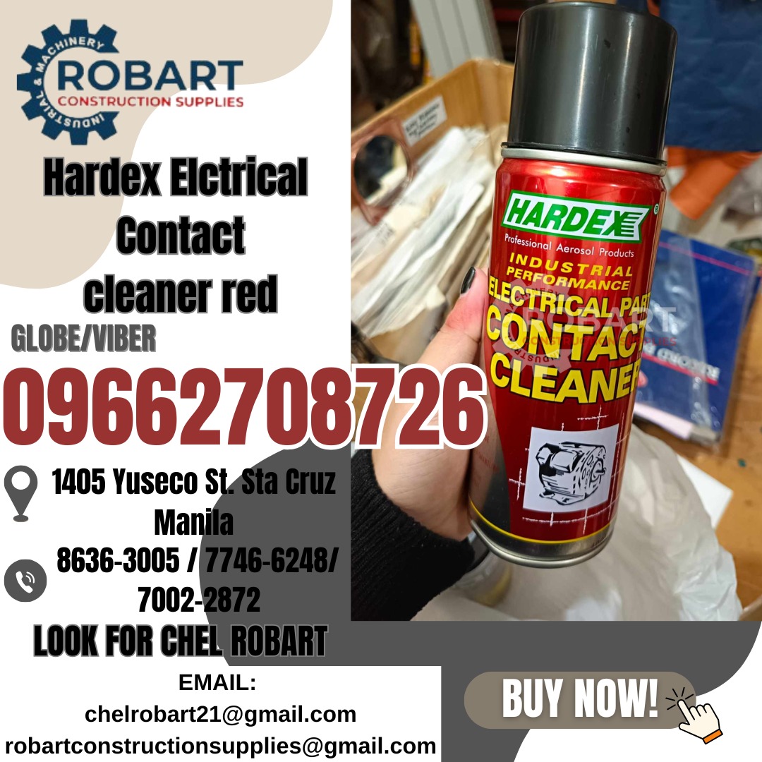 HARDEX ELECTRICAL CONTACT CLEANER RED, Commercial & Industrial ...