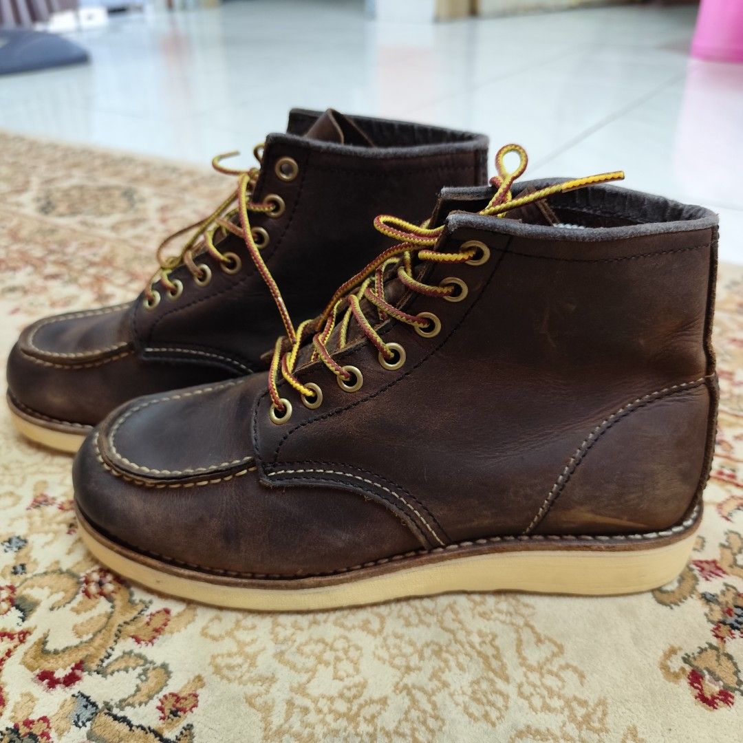 HAWKINS MOC TOE LEATHER BOOT 6.5 UK, Men's Fashion, Footwear, Boots on ...
