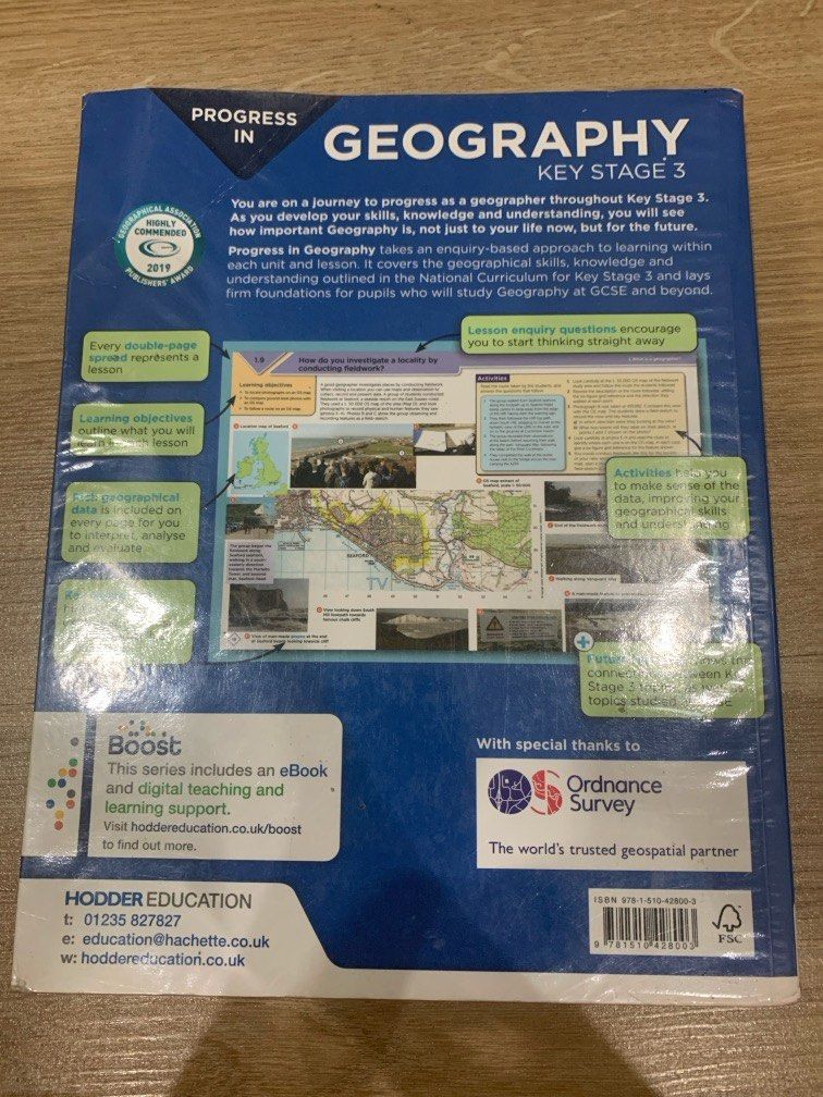 Hodder Education Geography KS3, Hobbies & Toys, Books & Magazines ...
