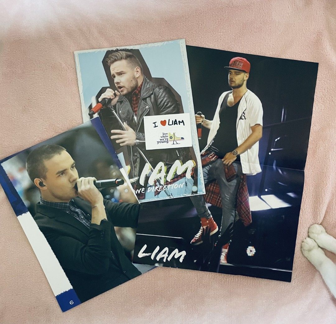FREE!!! I love Liam Official Sticker, One Direction Baller and Magazine ...