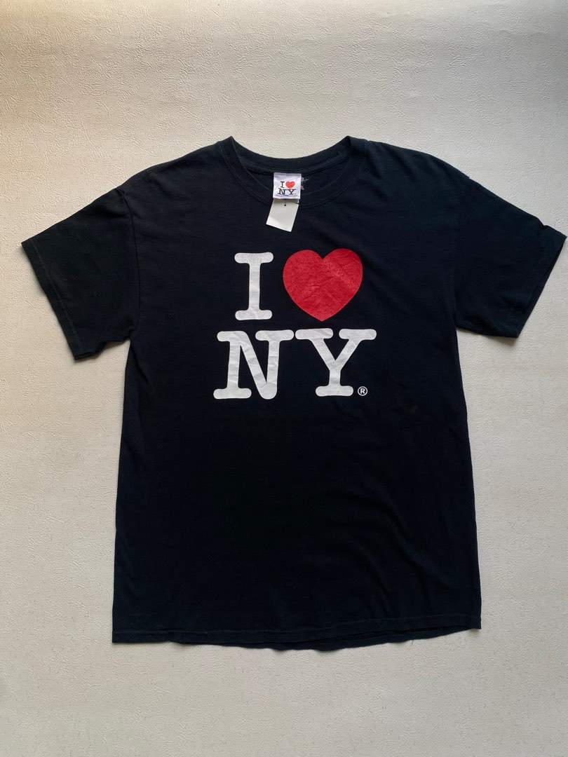 I Love NY Official Merchandise Black Tees Kaos Y2K Vondutch Bearning ...