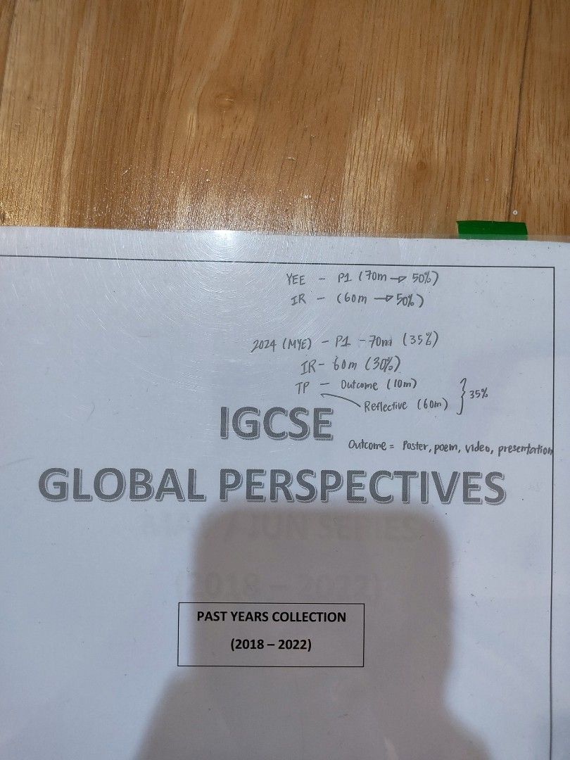 IGCSE Global Perspective past year collection (2018-2022), Hobbies & Toys, Books & Magazines ...