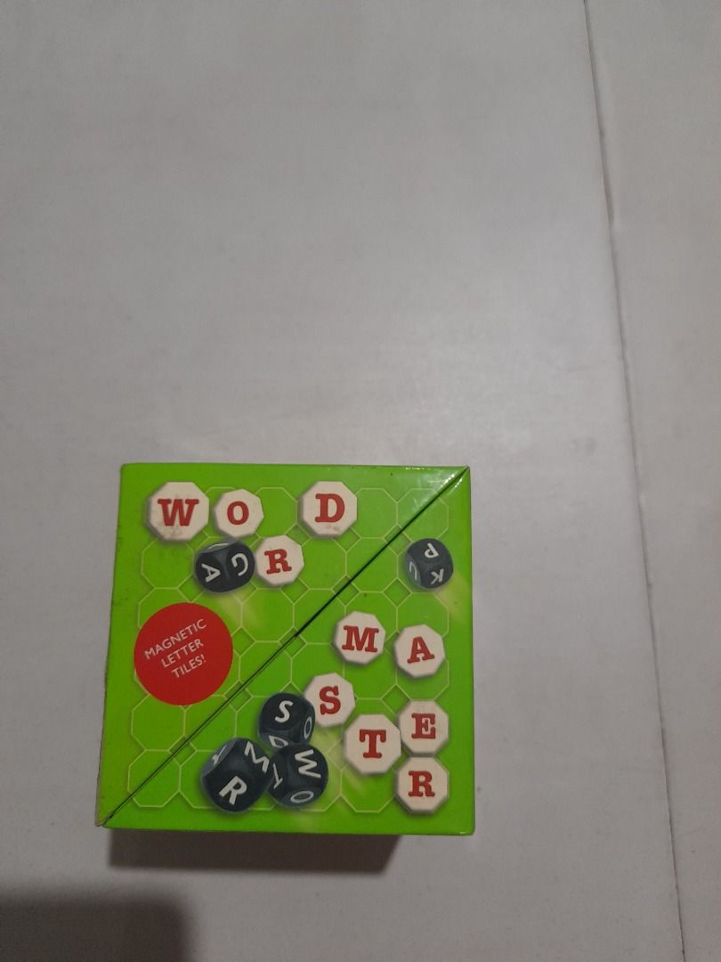 James Lyon Word Master Game Board Magnetic Tiles Dice Improve Your ...