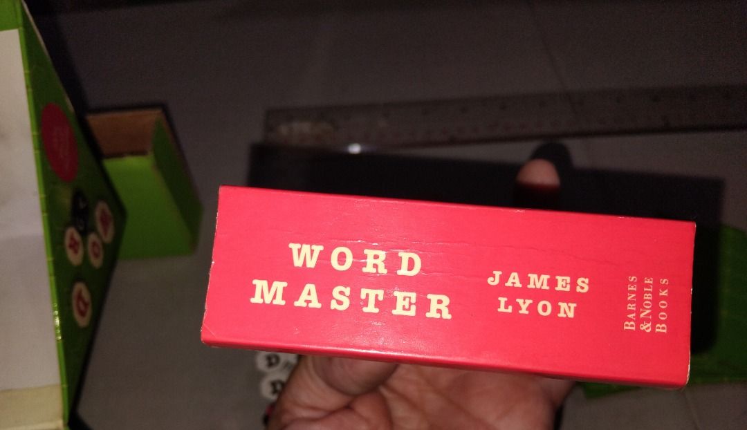 James Lyon Word Master Game Board Magnetic Tiles Dice Improve Your ...