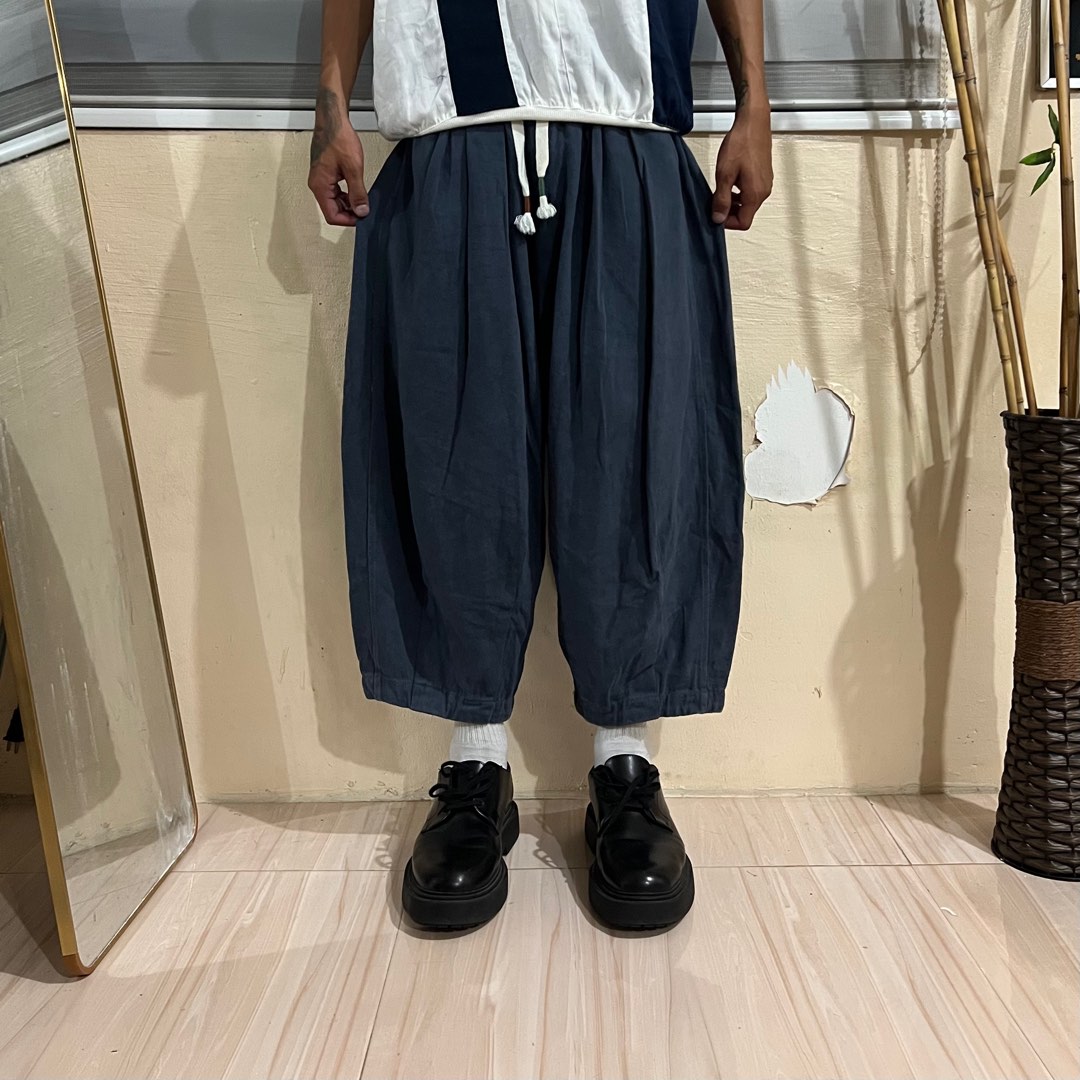 Japanese Baggy Balloon Pants, Men's Fashion, Bottoms, Trousers on Carousell