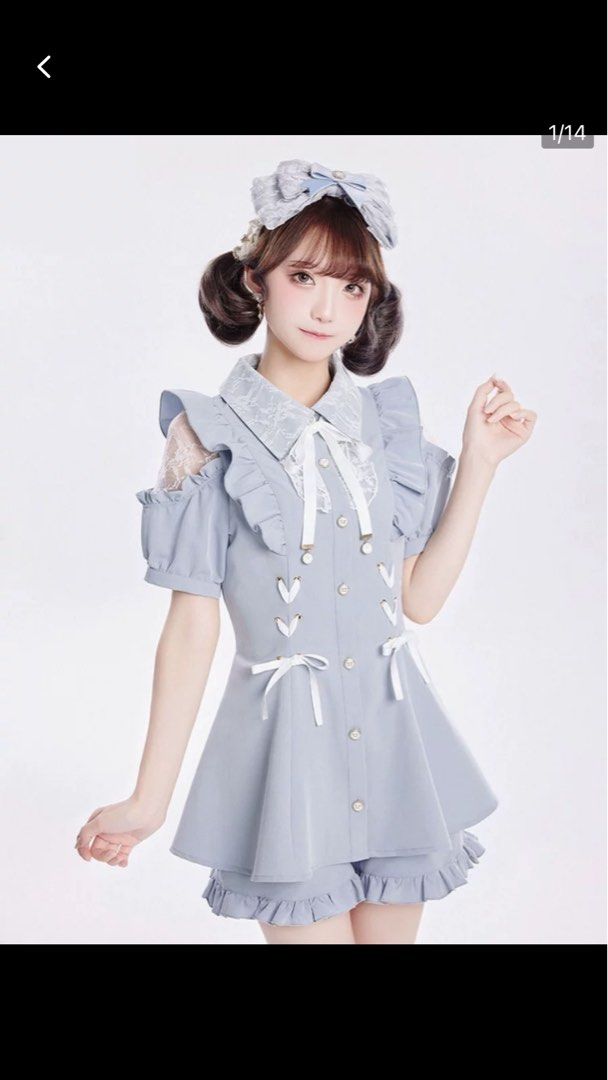 Jiraikei tenshikawaii Japanese style dress jirai, Women's Fashion ...