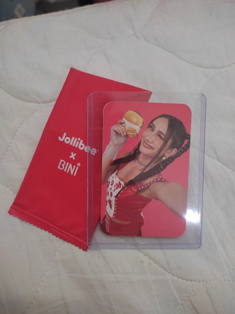 Jollibee x BINI Photocard - Sheena, Hobbies & Toys, Memorabilia ...