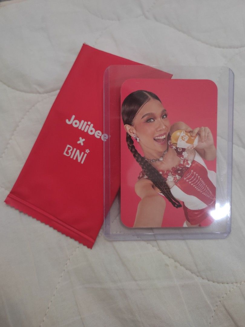 Jollibee x BINI Photocard - Stacey, Hobbies & Toys, Memorabilia ...