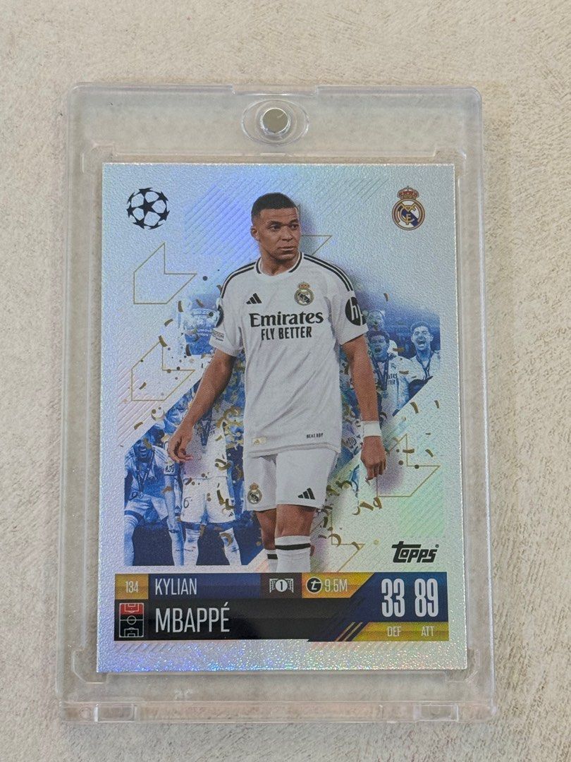 Kylian Mbappe #134 CHAMPIONS LEAGUE WINNER 2024, Hobbies & Toys, Toys ...