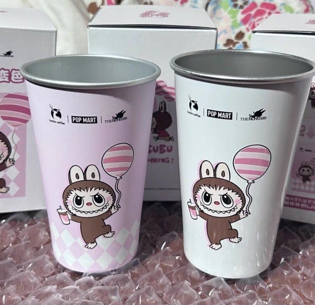 Labubu colour changing cup, Hobbies & Toys, Toys & Games on Carousell