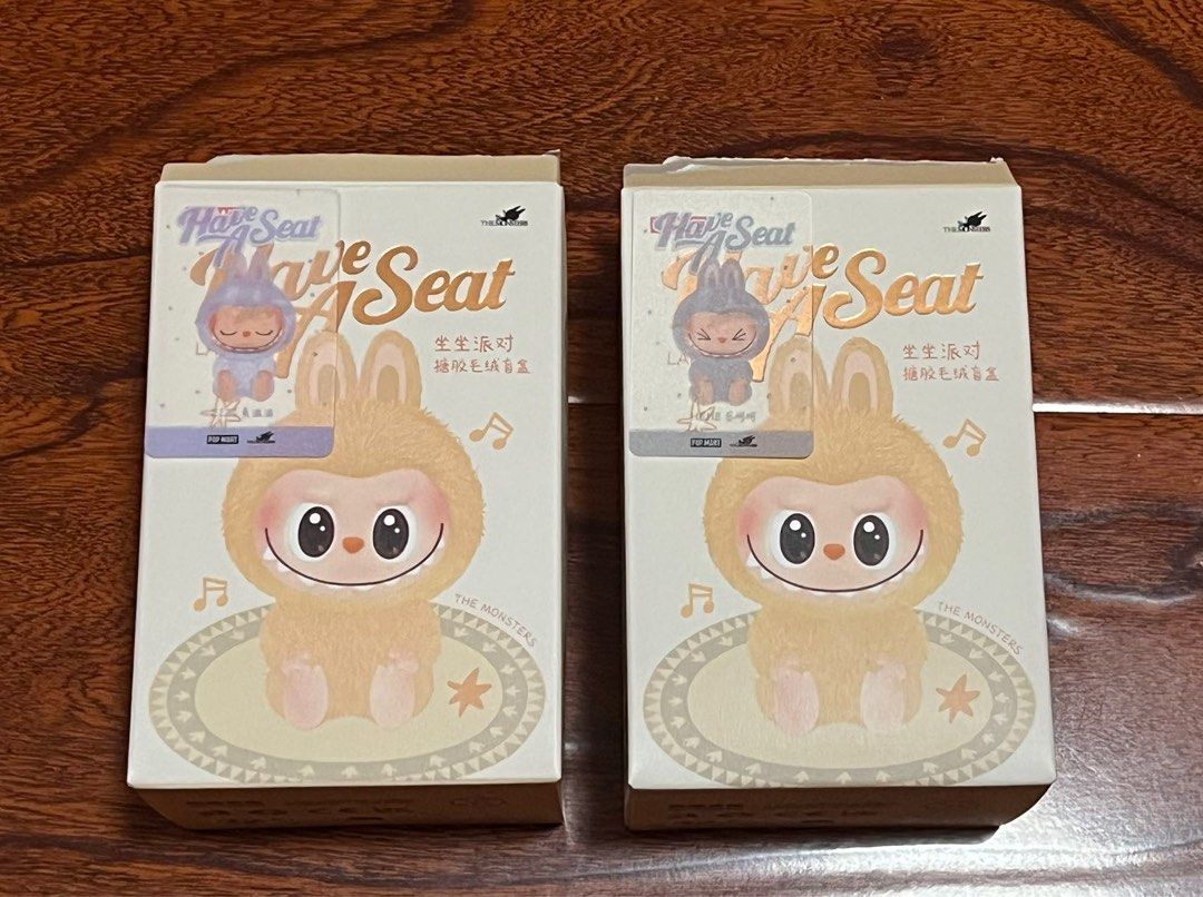 Labubu Have a seat Version 2 Sealed Pack (Hehe & Zizi only), Hobbies ...
