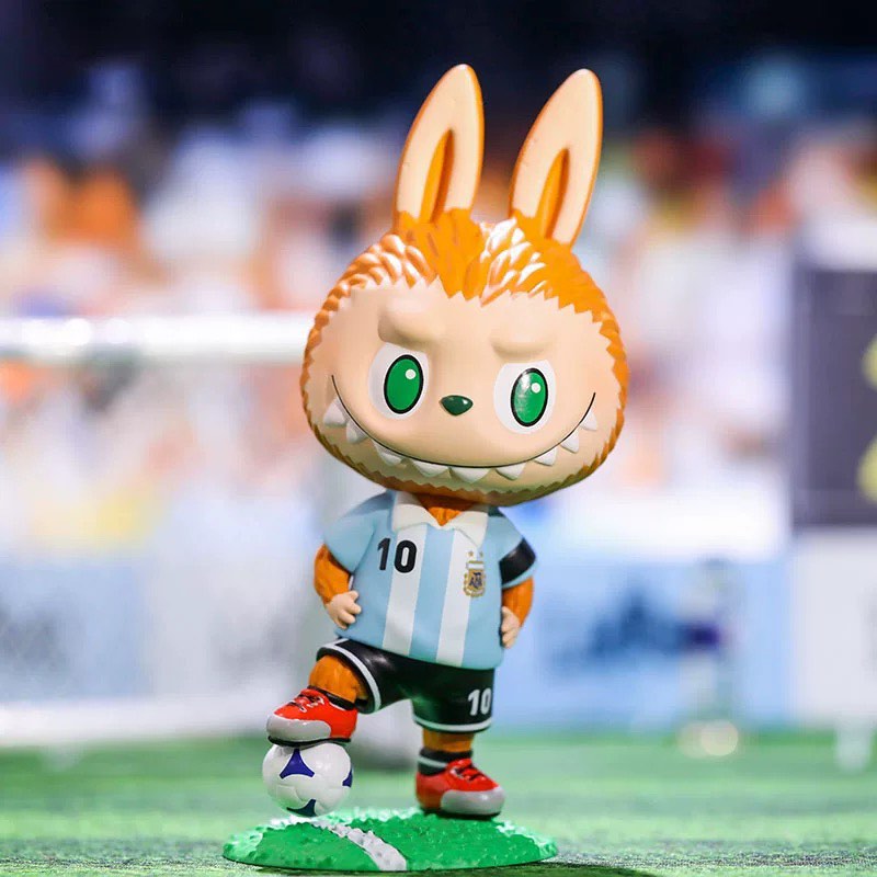 Labubu Lionel Messi kick off, Hobbies & Toys, Toys & Games on Carousell