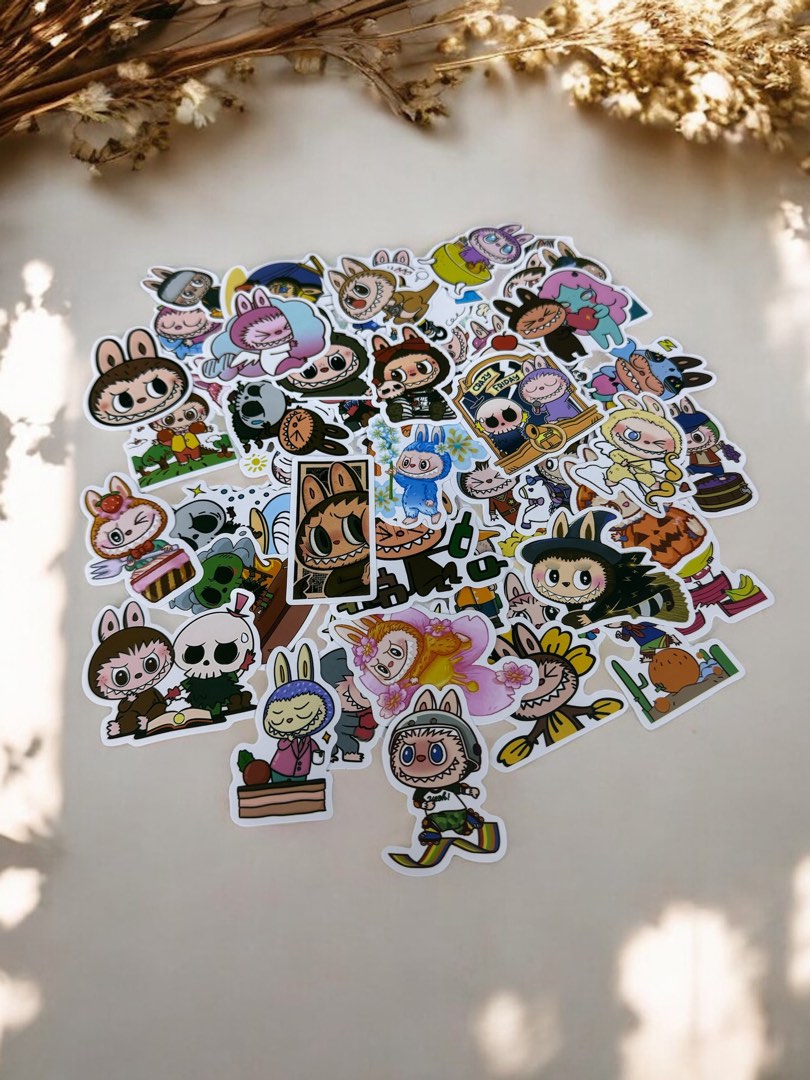 Labubu High Quality Stickers, Hobbies & Toys, Stationery & Craft, Art ...