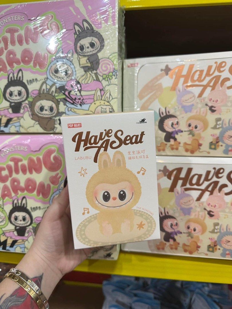 Labubu v1 and v2 set, Hobbies & Toys, Toys & Games on Carousell