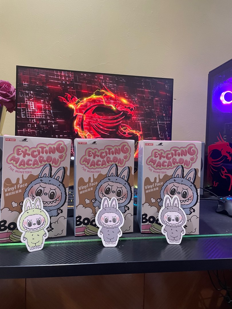 Labubu V1 Macaron Sesame Bean, Hobbies & Toys, Toys & Games on Carousell