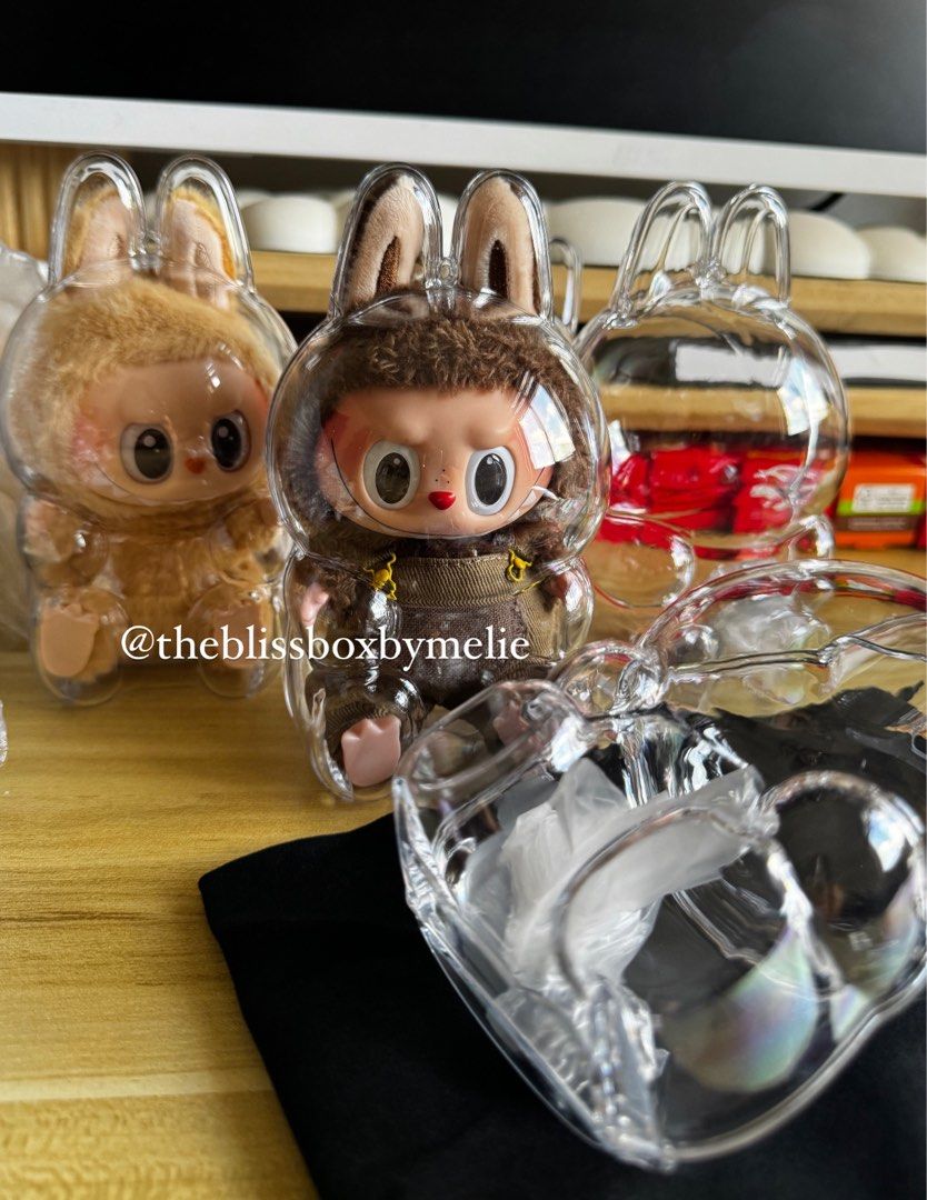 Labubu V2 Acrylic Protective Case, Hobbies & Toys, Memorabilia ...