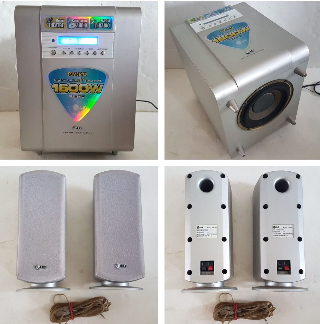 LG Sound System, NW-840AT, Built-in Amplifier, 1600 Watts, Active ...