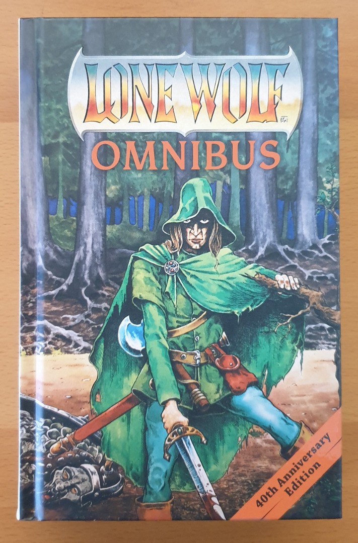 Limited edition gamebook, sign copy, Lone Wolf 40th Anniversary Omnibus ...