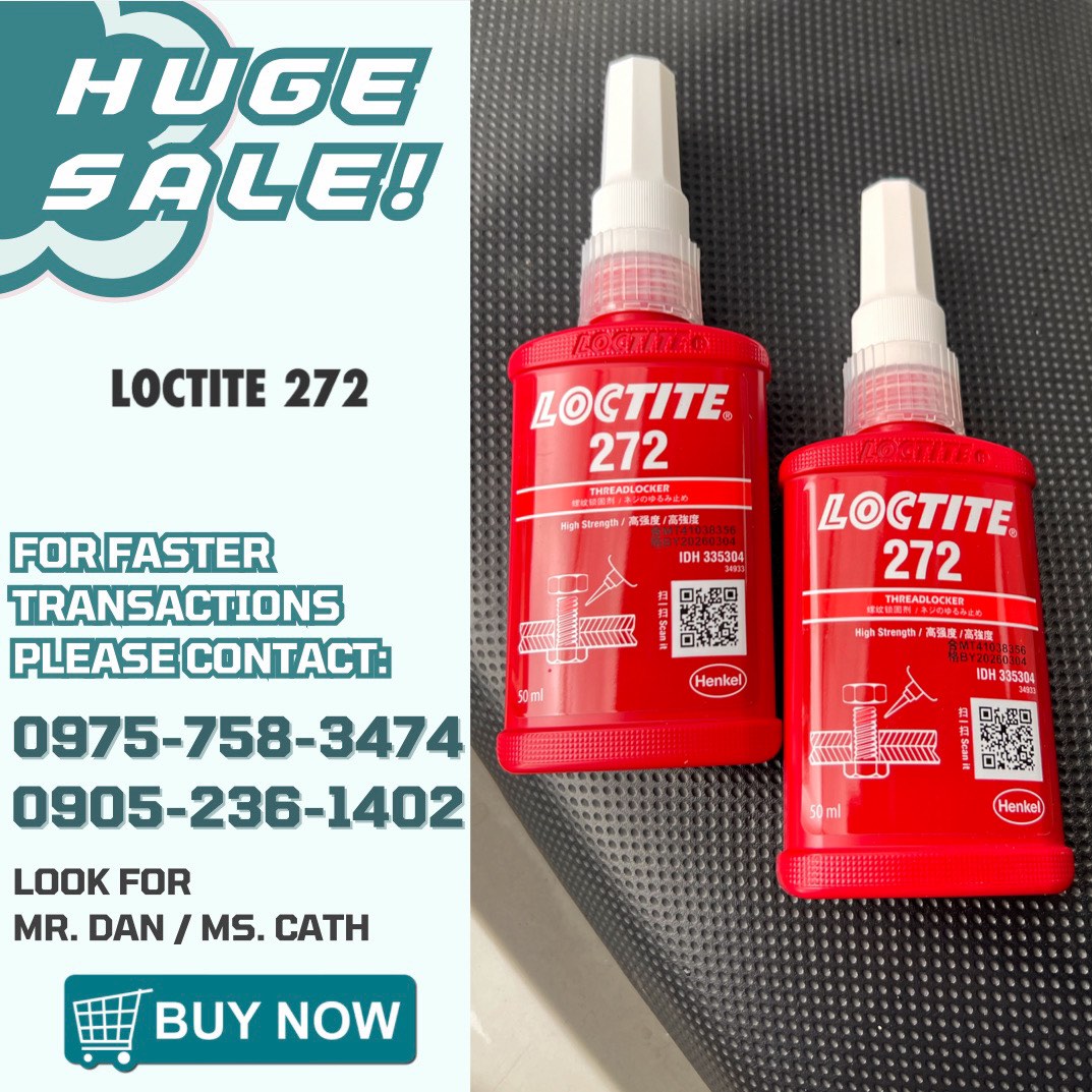 Loctite 272, Commercial & Industrial, Construction Tools & Equipment on ...