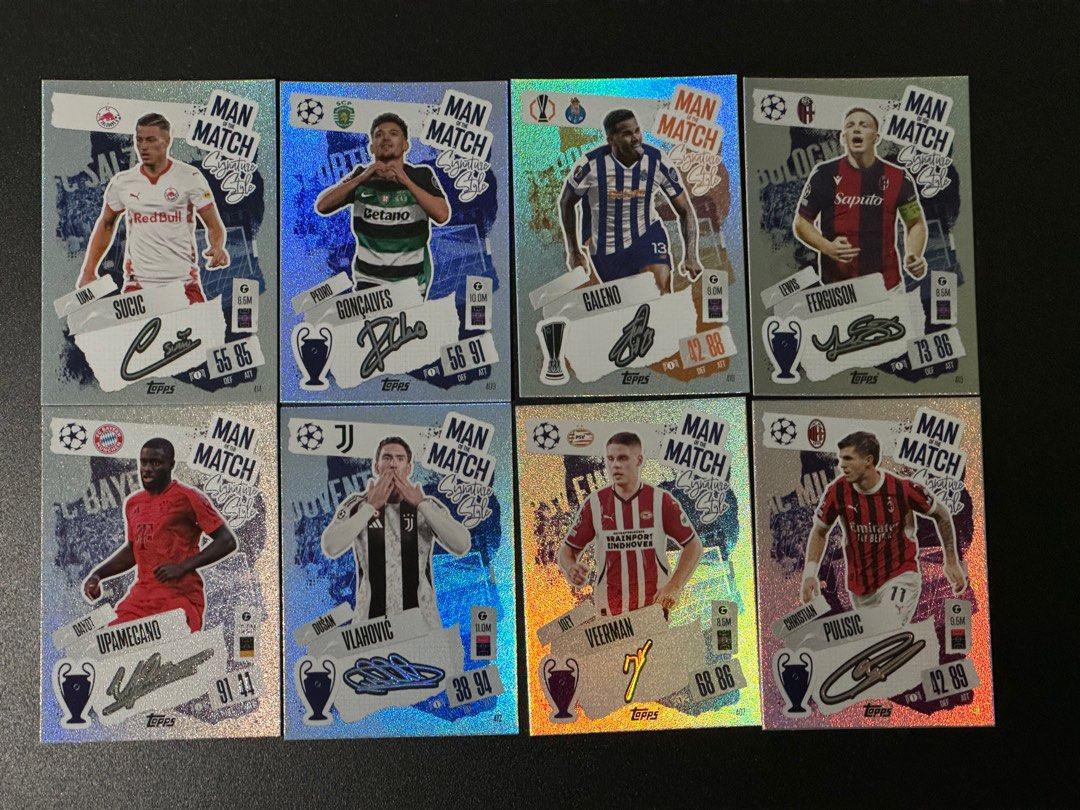 Lot 12 MAN OF THE MATCH - Signature Style 2024-2025 Match Attax ...