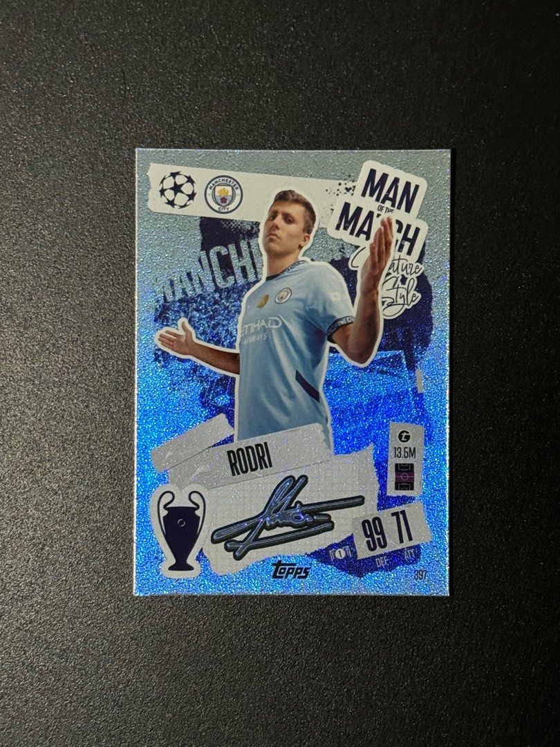 LOT 14 MAN OF THE MATCH - Signature Style 2024-2025 Match Attax ...