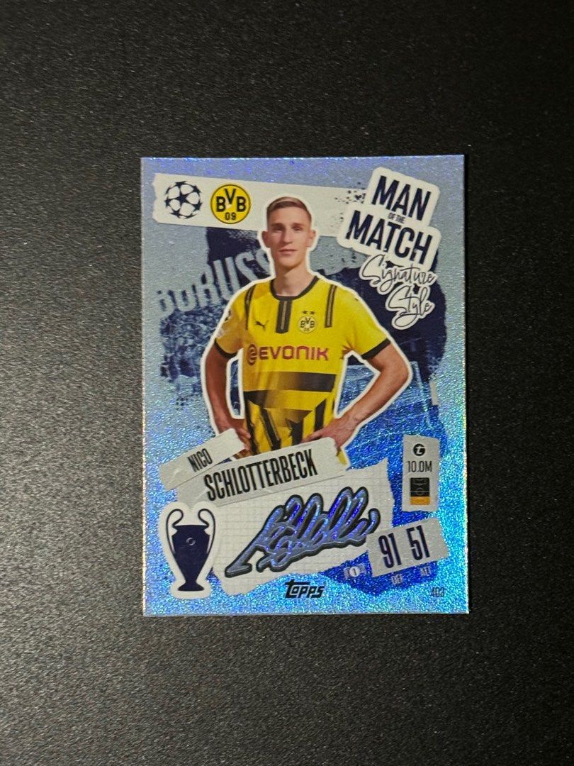 LOT 14 MAN OF THE MATCH - Signature Style 2024-2025 Match Attax ...
