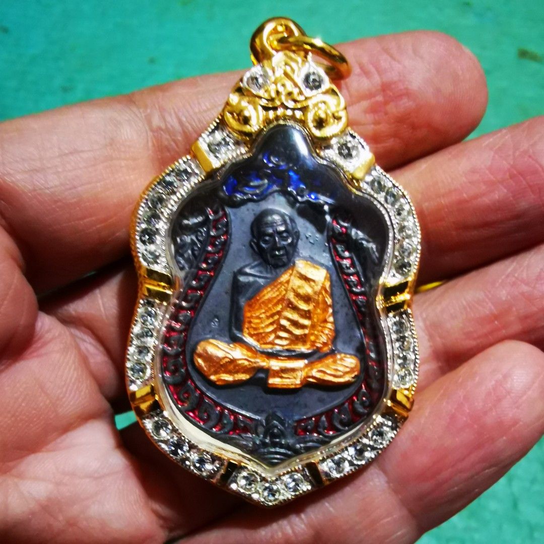 Lp Tim Wat Lanharai Sema Rian 2518 enamelled., Hobbies & Toys ...