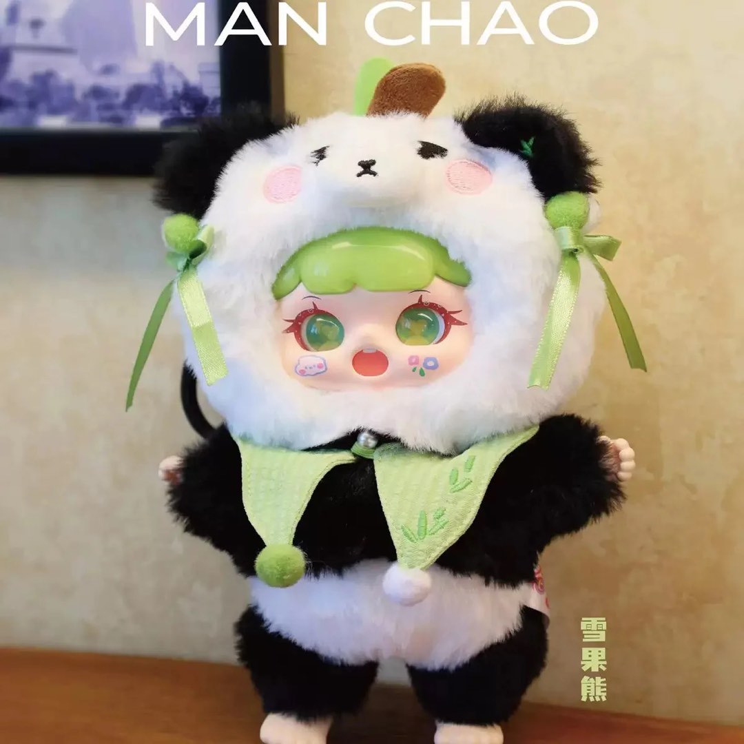 MAN CHAO V1 ANIMAL PLUSH PENDANT [SUPER SECRET - APPLE PANDA], Hobbies ...