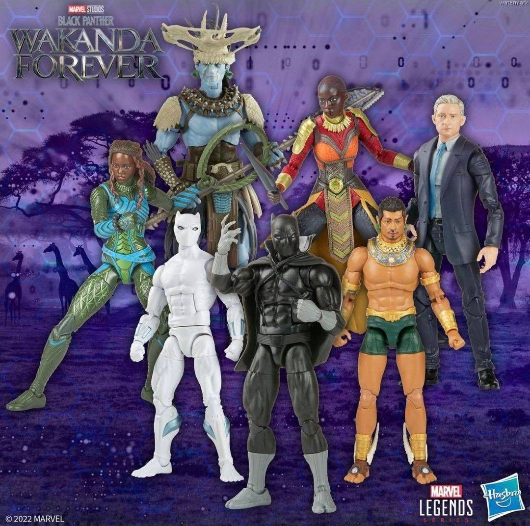 Marvel legends series attuma wave black panther wakanda forever set of ...