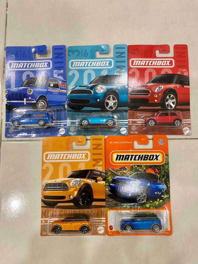Matchbox Mini Cooper Series, Hobbies & Toys, Toys & Games on Carousell