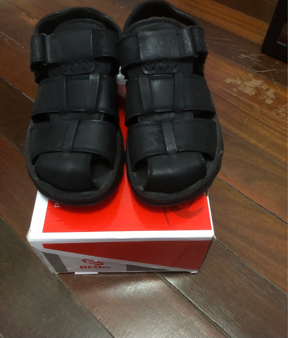 Men heavyduty leather sandal, Men's Fashion, Footwear, Flipflops and ...